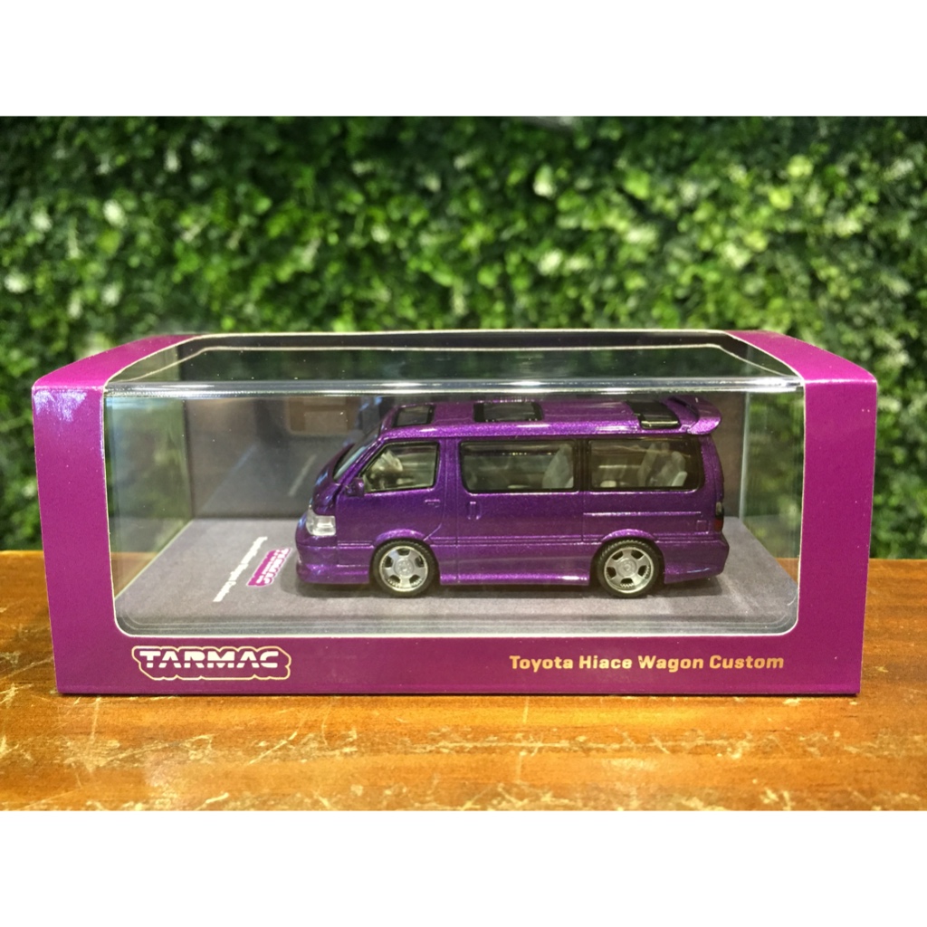 1/64 Tarmac Toyota Hiace Wagon Custom Purple T64R078PU [MGM] | Shopee ...
