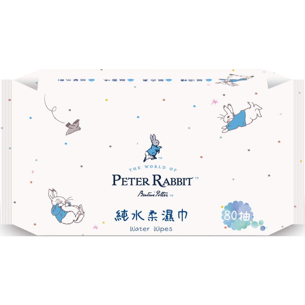 Peter Rabbit Pure Water Wet Wipes 80pcs | Shopee Malaysia