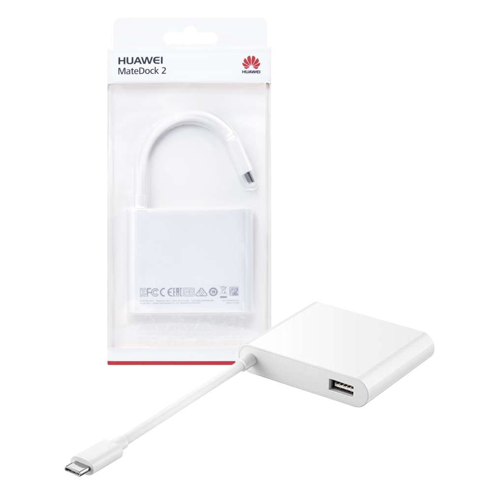 HUAWEI AD11 MateDock 2 Multimedia HDMI Adapter Type C-White (Boxed) | Shopee Malaysia