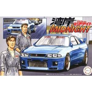 1/24 Nissan SKYLINE GT-R R33 RGO FUJIMI Wangan 4 Assembly Model ...