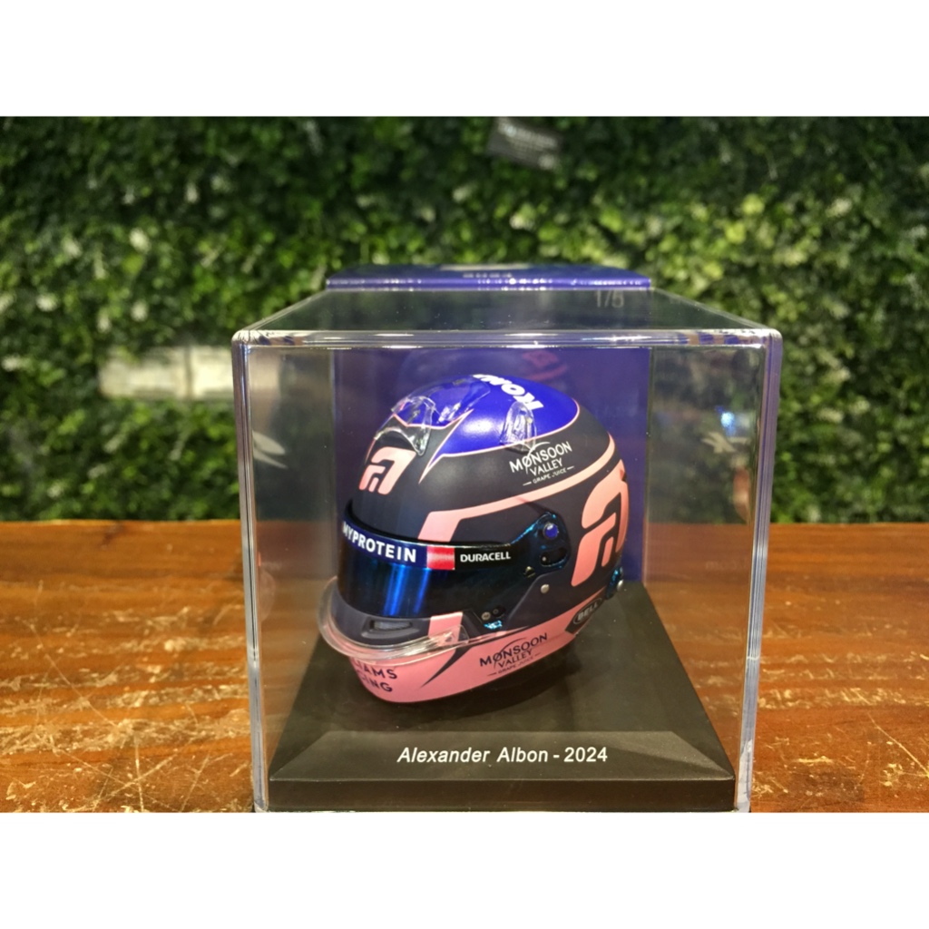 1/5 Spark Alex Albon Helmet 2024 5HF142 [MGM] | Shopee Malaysia