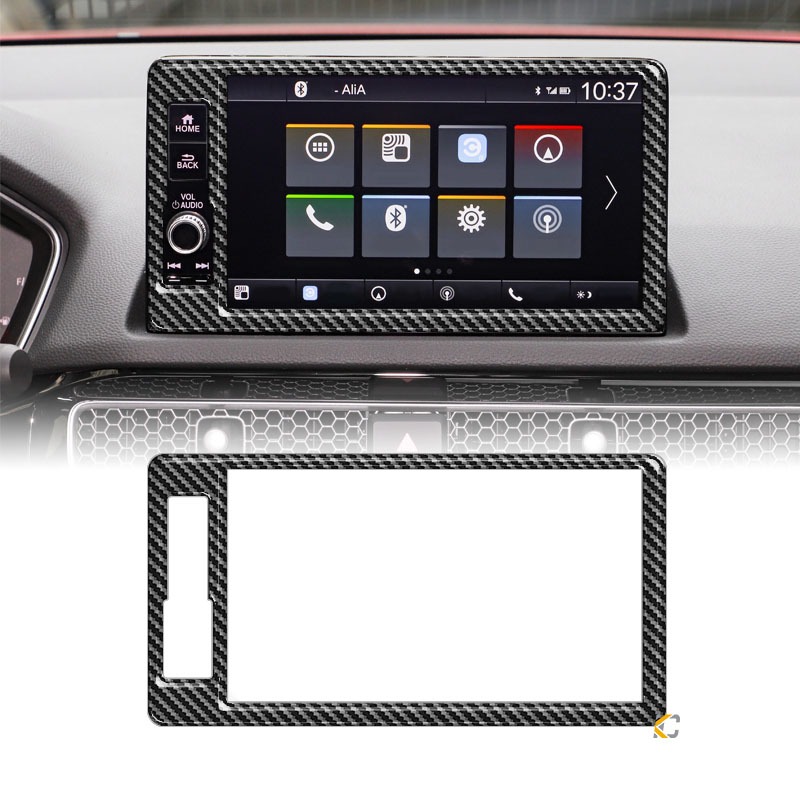 Real Carbon Fiber HONDA Civic 11th Generation FL5 SI Audio Central ...