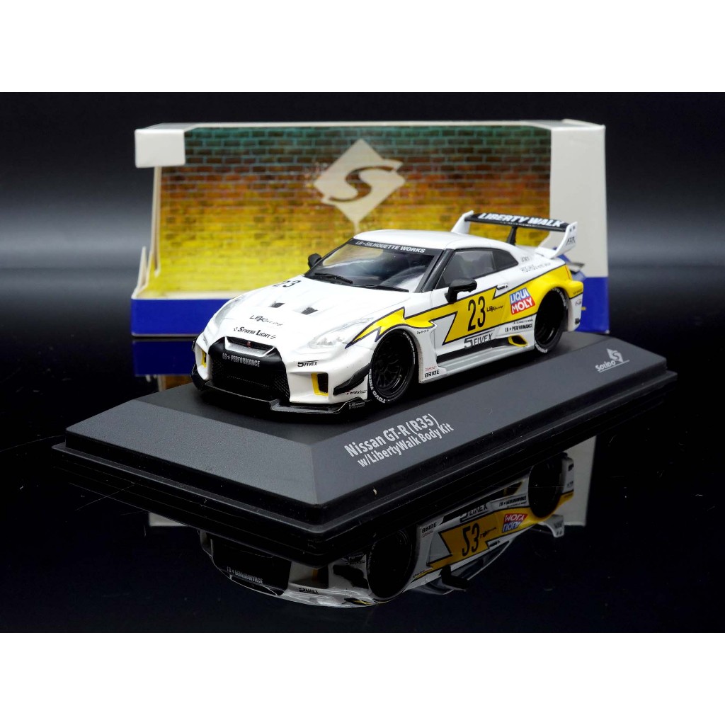 [M.A.S.H] Solido 1/43 Nissan GTR R35 LB-Walks 23 Lightning | Shopee ...