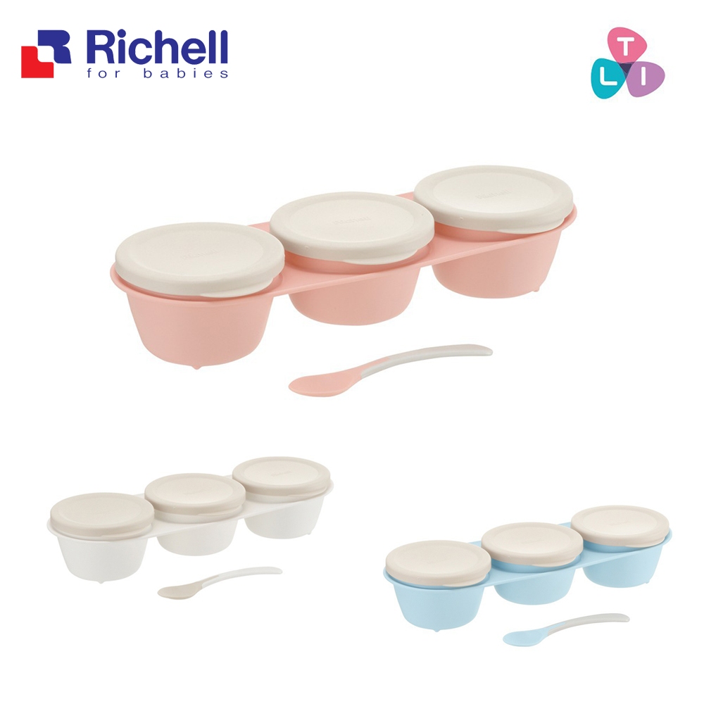 Richell Richell|TLI Three-Link Stainless Steel Cup Bowl (With Spoon/Lid) | Shopee Malaysia