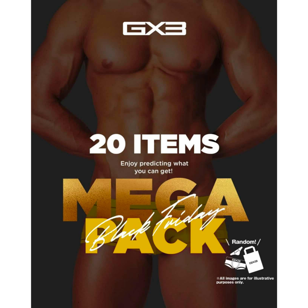 Japanese Brand [OTOKO Men's Boutique] GX3 2025 New Year Lucky Bag 19 Pieces Briefs+1 Piece ...