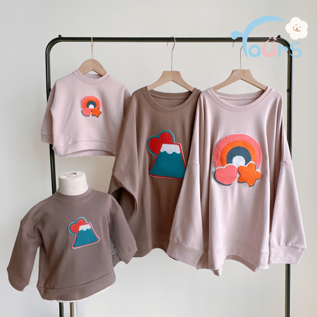 [YOUrs YOUrs] Rising Sun Rainbow Parent-Child Clothing Made In Taiwan ...