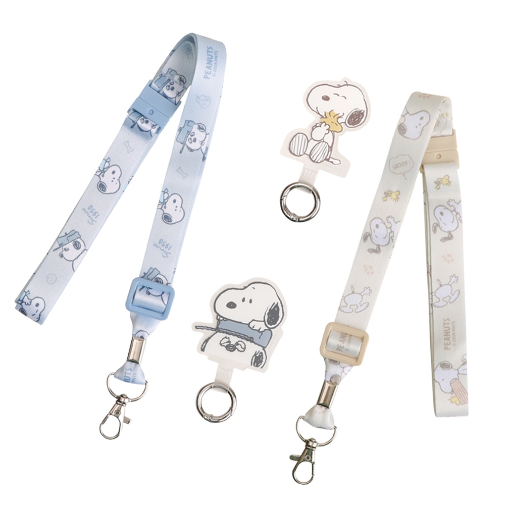 Peanuts Snoopy Phone Clip Lanyard Set Norns Original Design Strap Phone ...