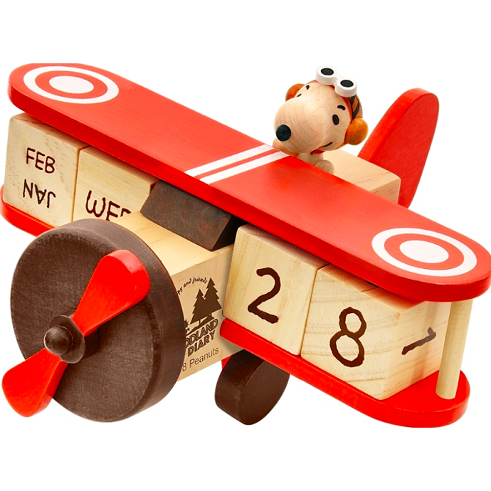 Snoopy Airplane Model Doll Shape Perpetual Calendar | Shopee Malaysia