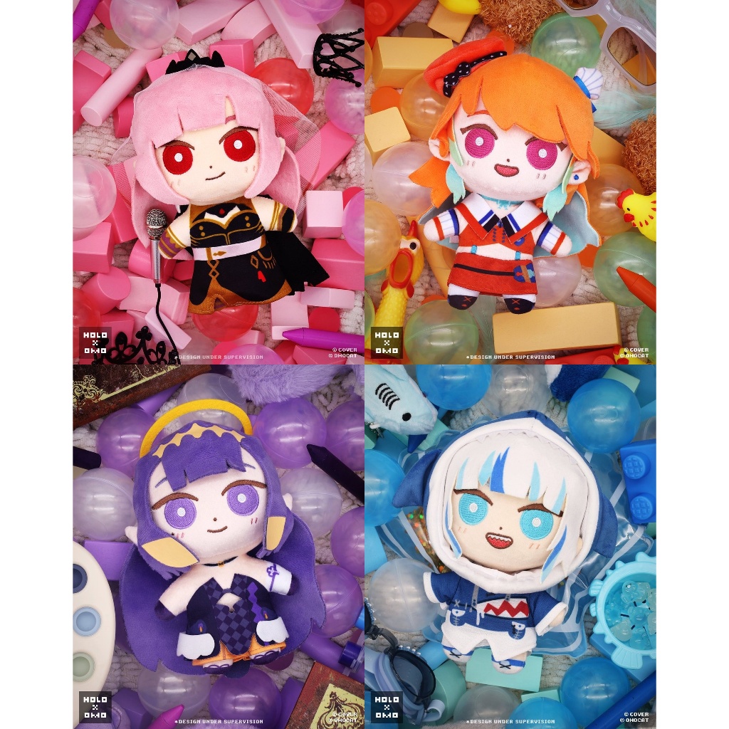[Meow House] hololive EN MYTH Omocat MORI KIARA INA GURA Doll | Shopee ...