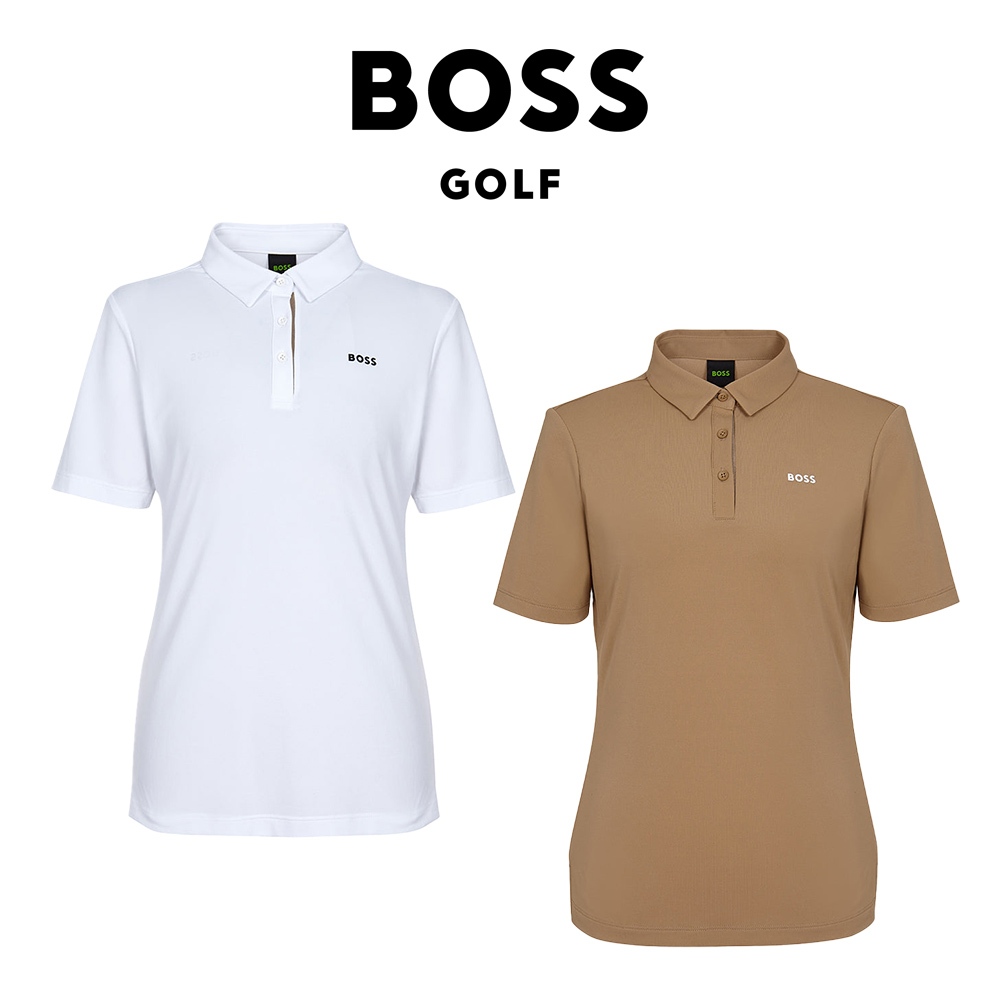 [BOSS GOLF] SOLID BASIC COLLARED Ladies GOLF POLO Shirt (Two Colors ...
