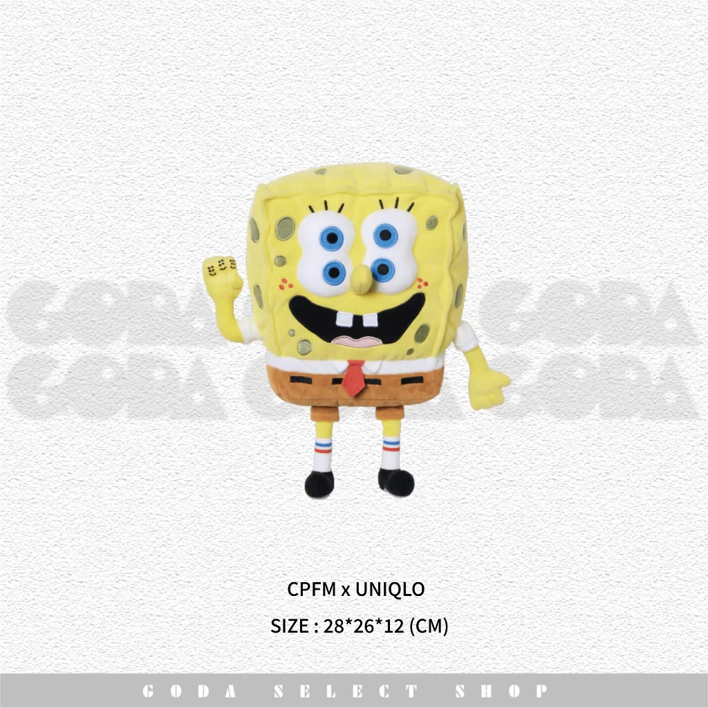 CPFM x UNIQLO x Spongebob Squarepants Three-Party Joint Doll | Shopee ...