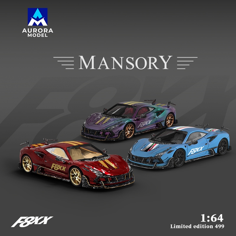 AM 1: 64 Ferrari F8 Tributo Mansory F8XX Berlinetta Deluxe Modification ...