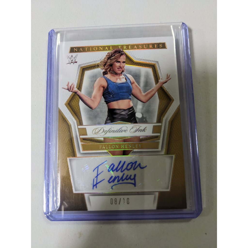 限量10張 Panini National Treasures WWE Fallon Henley 親筆簽名卡 | Shopee Malaysia