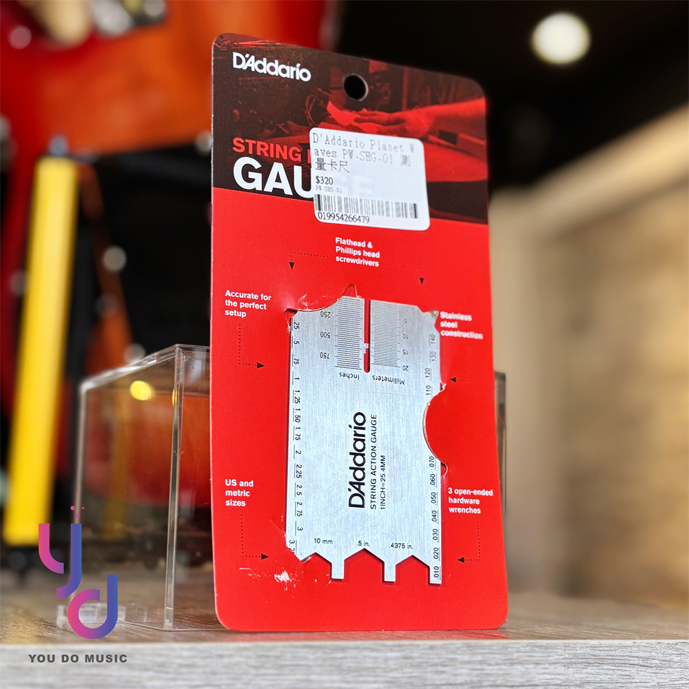 Planet Waves DAddario Guitar Measuring Caliper Adjust String Distance ...