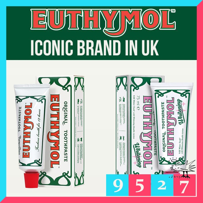 Uk EUTHYMOL Toothpaste Mouthwash Pink Classic Whitening Century ...