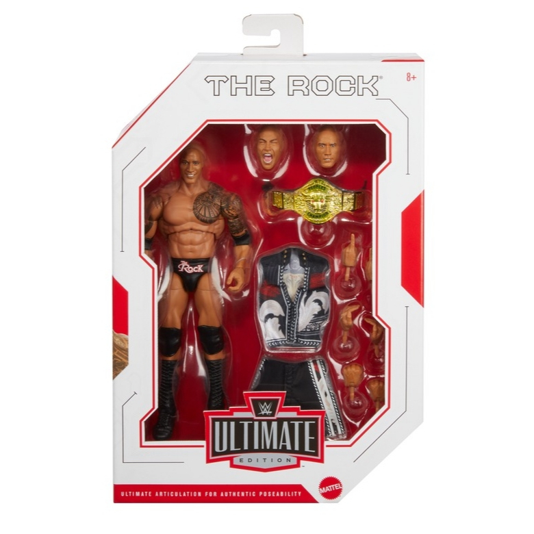[American Crazy] WWE The Rock Ultimate Elite 25 Dwayne Johnson Final ...