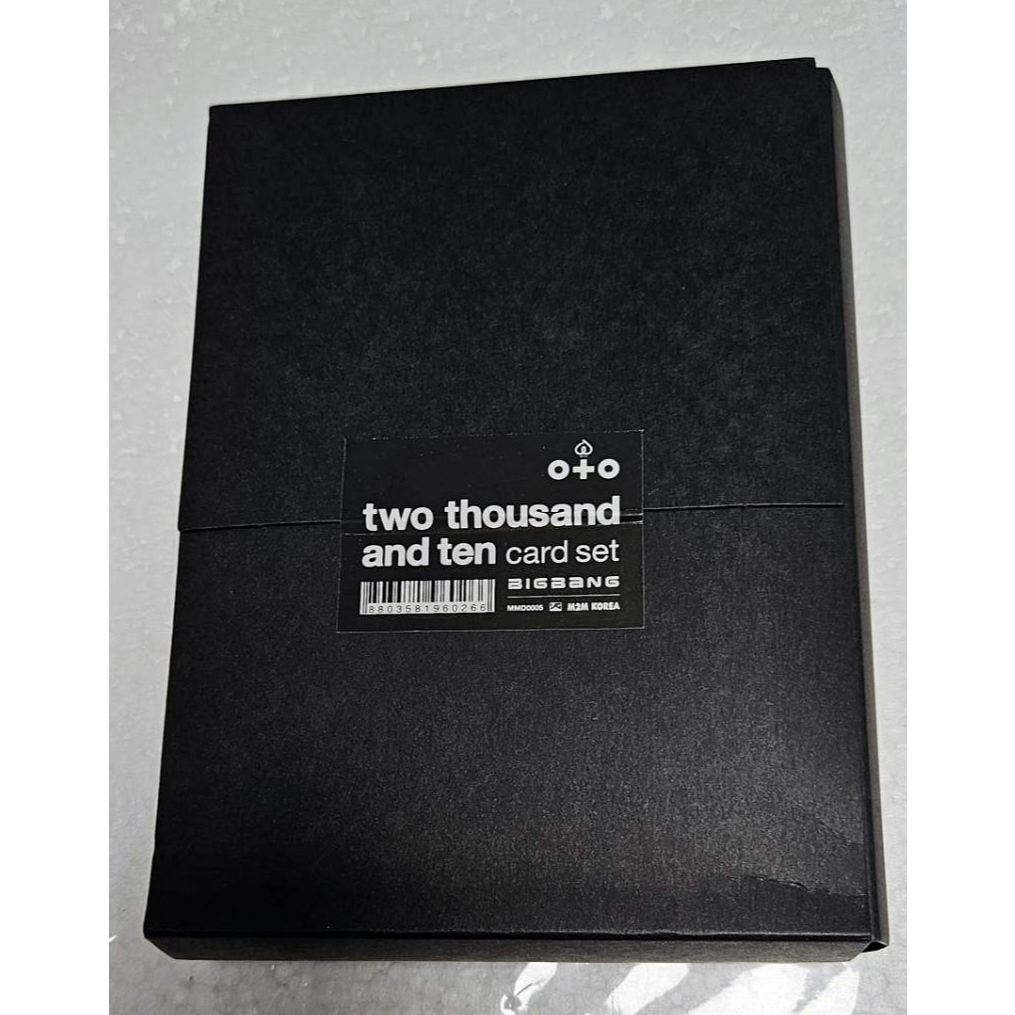 BIGBANG Official o+o two thousand and ten card set KpopKwave | Shopee ...