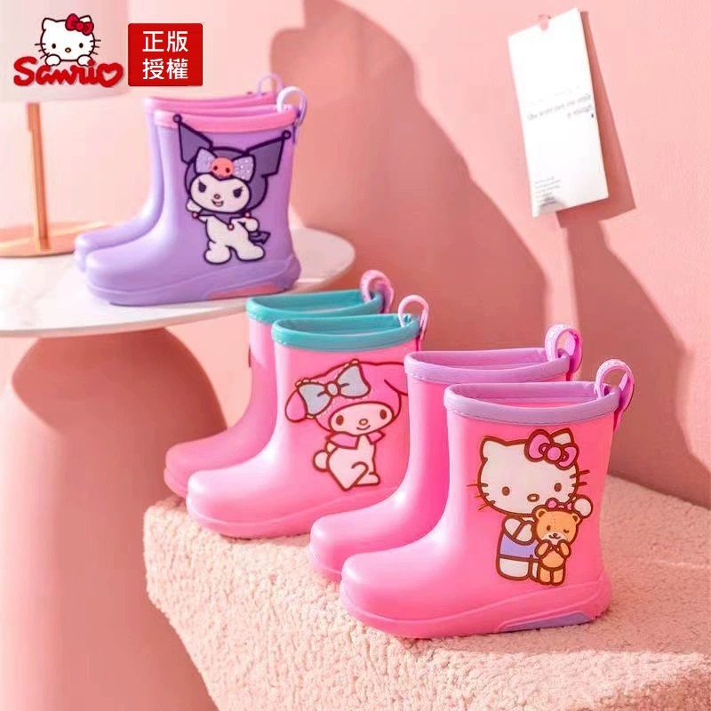 Rain Boots Sanrio Cartoon Children Rainy Season Anti-Slip Kindergarten ...