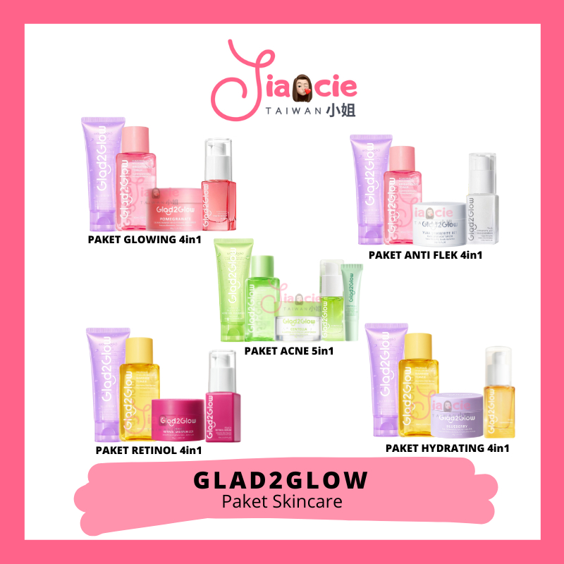 GLAD2GLOW G2G Paket Skincare Lengkap | Shopee Malaysia