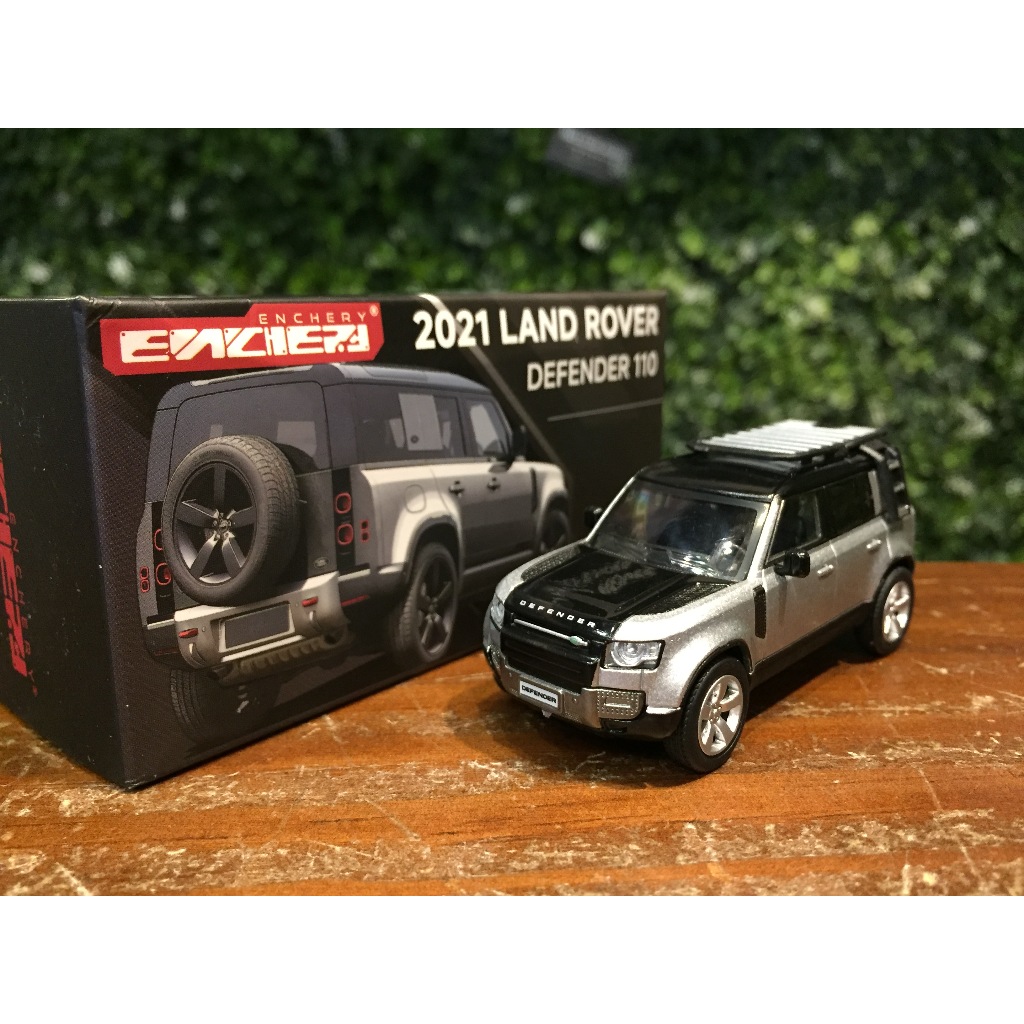 1/64 Enchery Land Rover Defender 110 Silver [MGM] | Shopee Malaysia