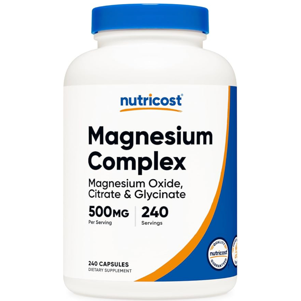 Nutricost Magnesium Compound Formula 500mg (240 Capsules Package ...