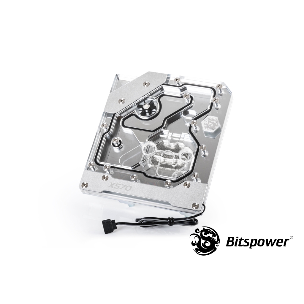 Gigabyte Technology [Leehom] Bitspower Water-Cooled Computer Motherboard Cooling Head X570 Aorus ...