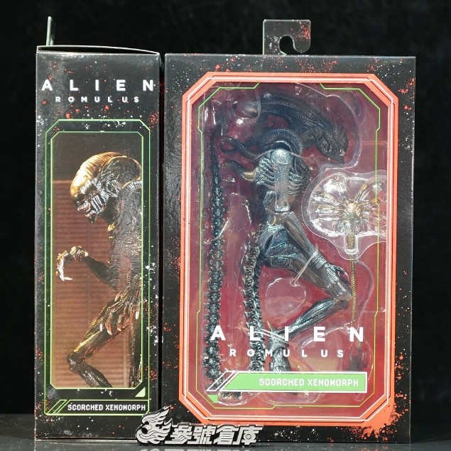 Reference Number Warehouse NECA Alien-Shaped Romulus 7 Inch Burn Action ...