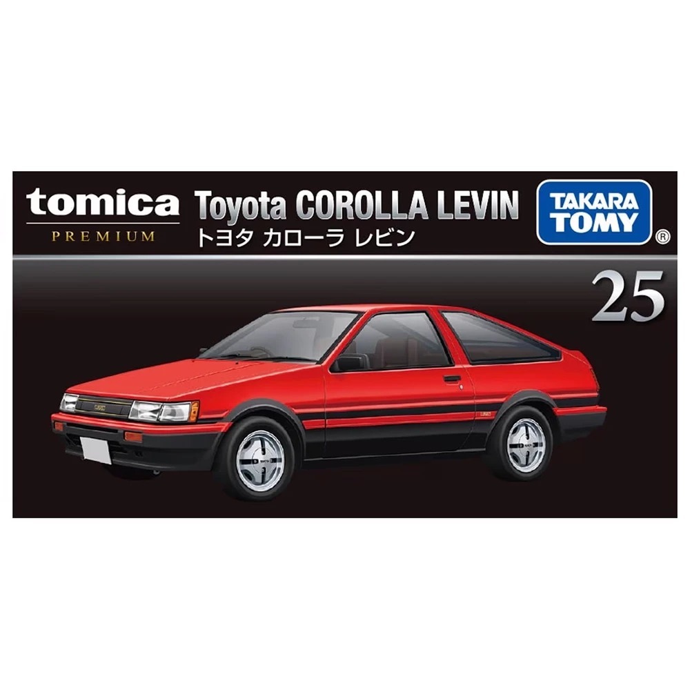 TOMICA Tomei Car PREMIUM 25 Toyota Corolla Levin Black Box 93645 ...