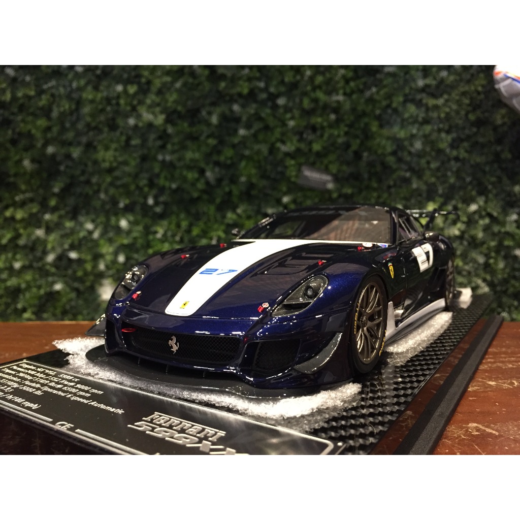 1/18 CE Ferrari 599XX EVO 27 Blue MET [MGM] | Shopee Malaysia