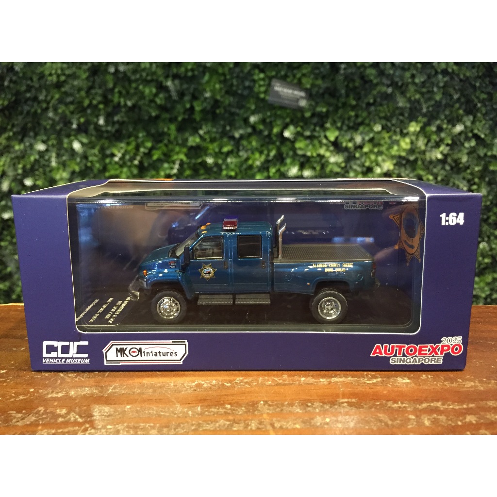 1/64 MK GMC Top Kick Pickup Police [MGM] | Shopee Malaysia