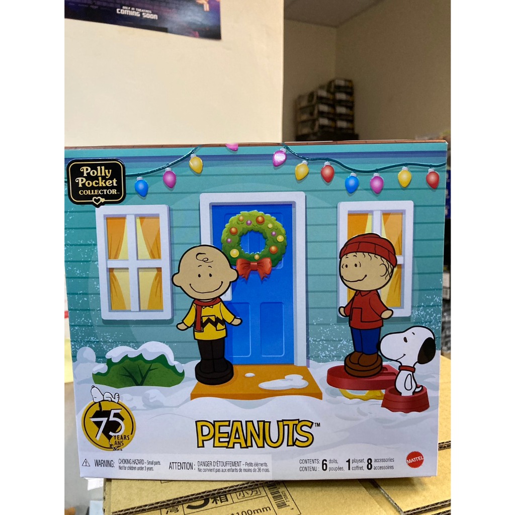 Mattel Pocket Toy Polly Co-Branded Snoopy Confused Guest Charlie Brown ...