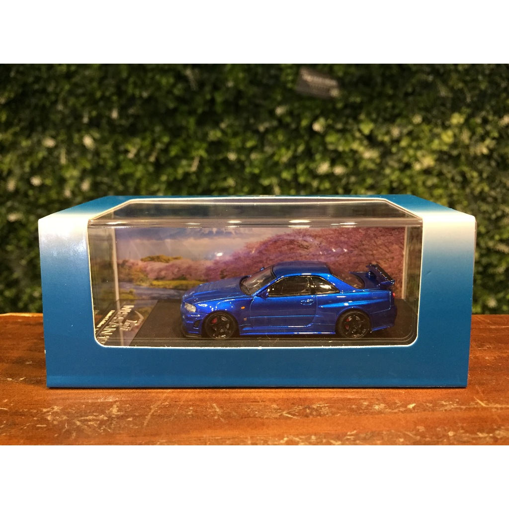 1/64 Fuji Nissan Skyline GT-R (R34) Z-tune Blue MET [MGM] | Shopee Malaysia