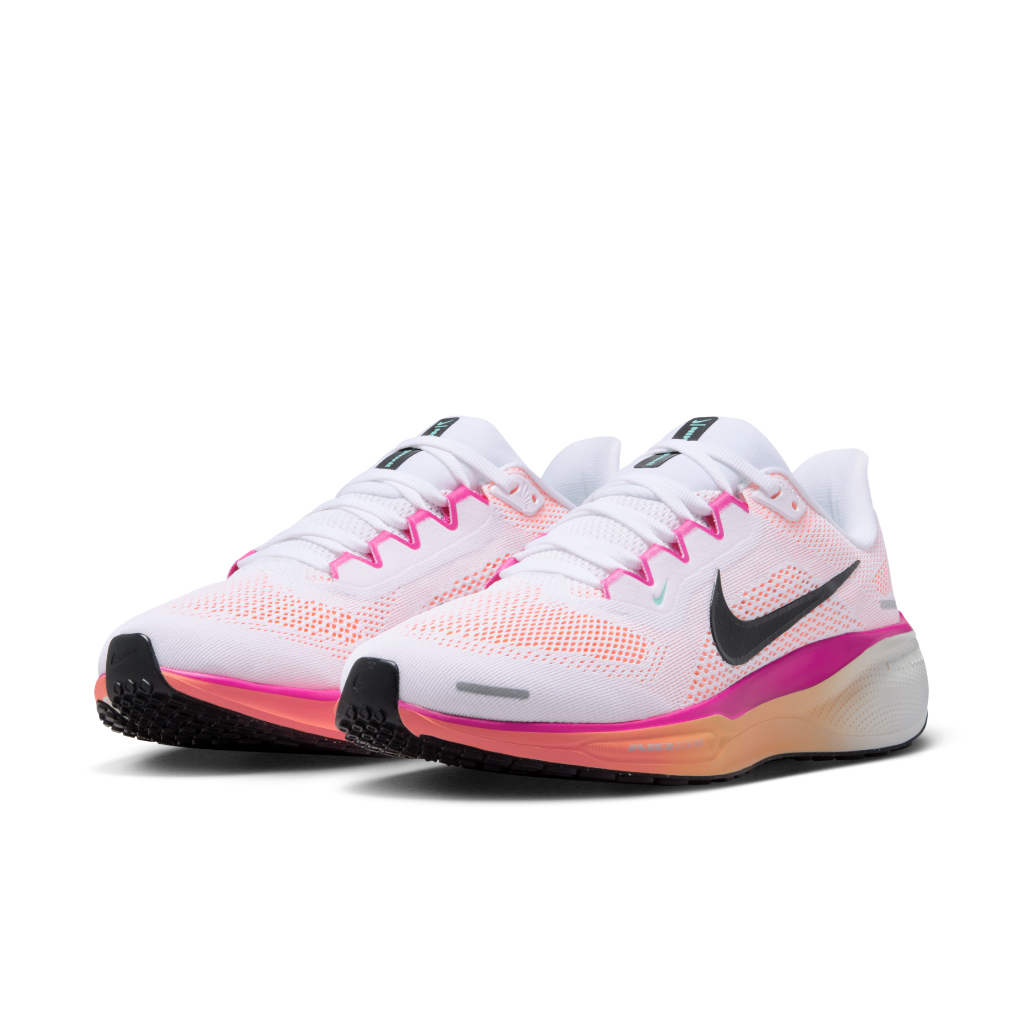 Nike Pegasus 41 Women's Normal Last Jogging Shoes FD2723-120 White Pink ...