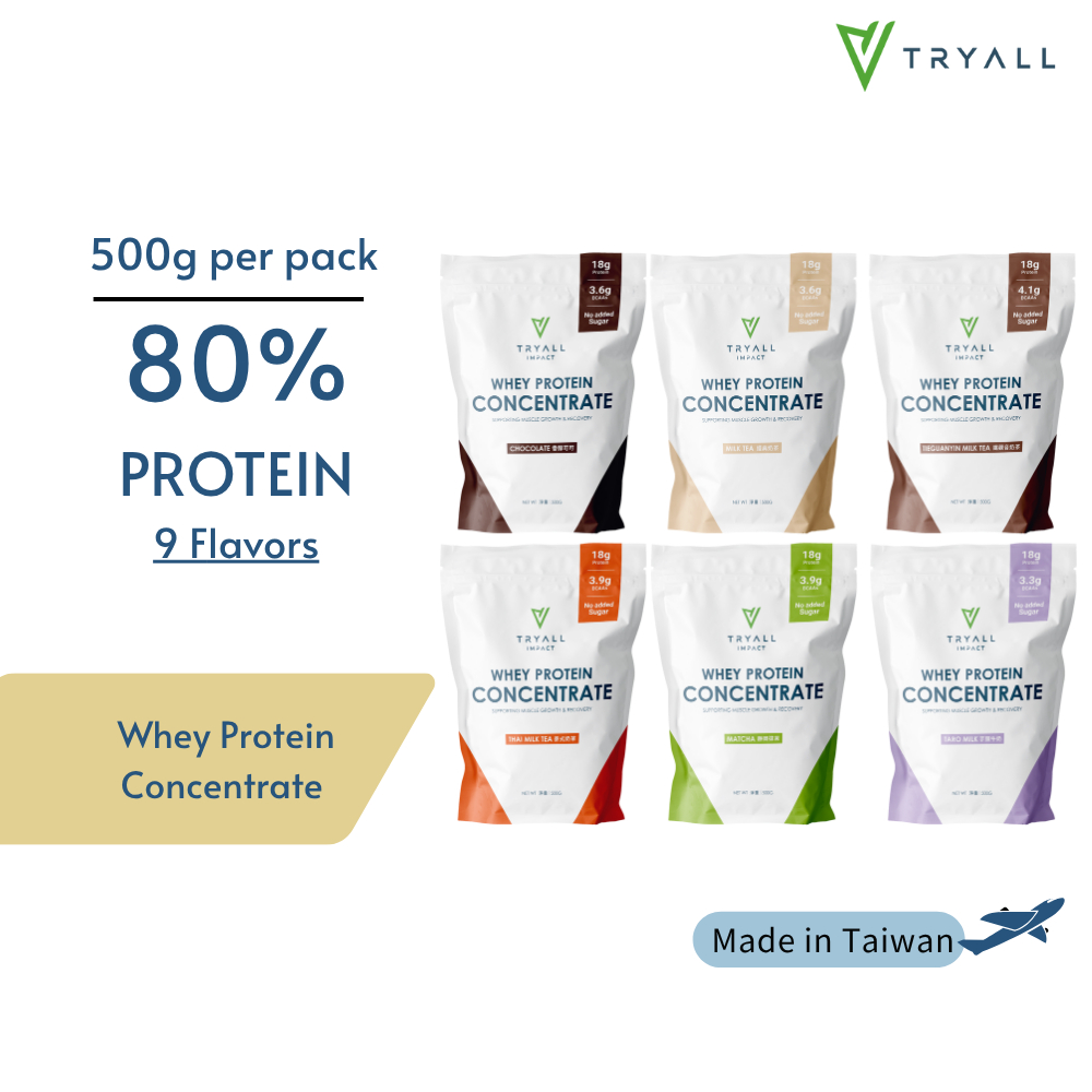 TRYALL Whey Protein Concentrate-500g (20 servings) | Shopee Malaysia