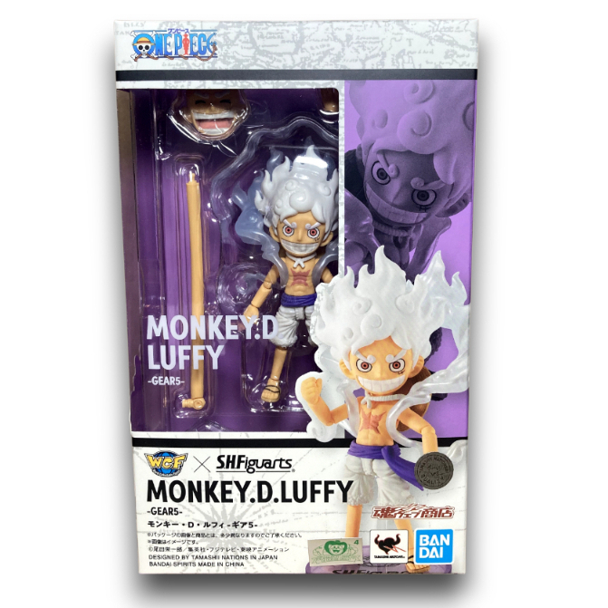 S.H.Figuarts SHF x WCF Luffy One Piece Monkey D Nika 5th Gear Sun God ...