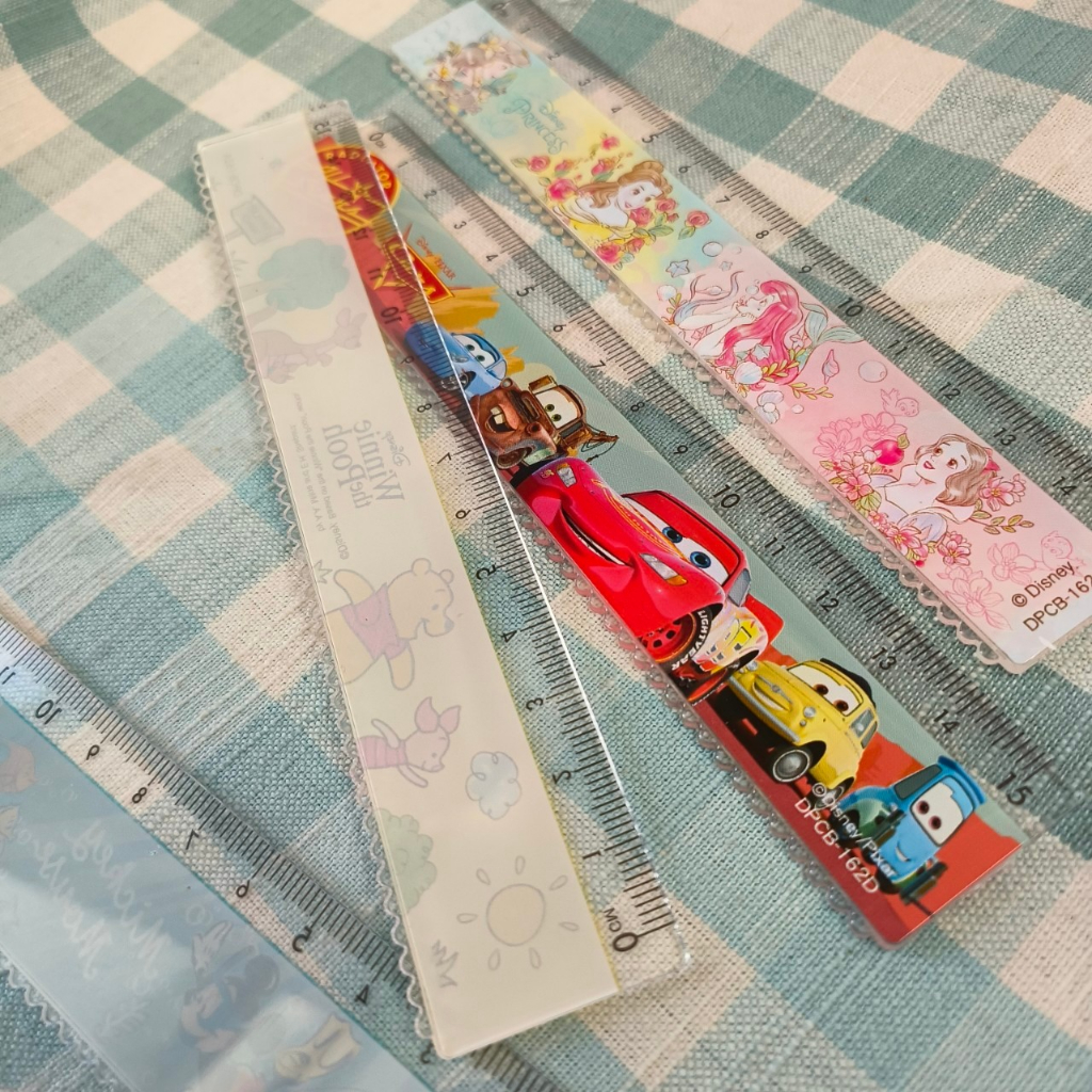 Disney 15cm Groove Ruler Stationery Made In Taiwan Cartoon Mickey Pooh ...