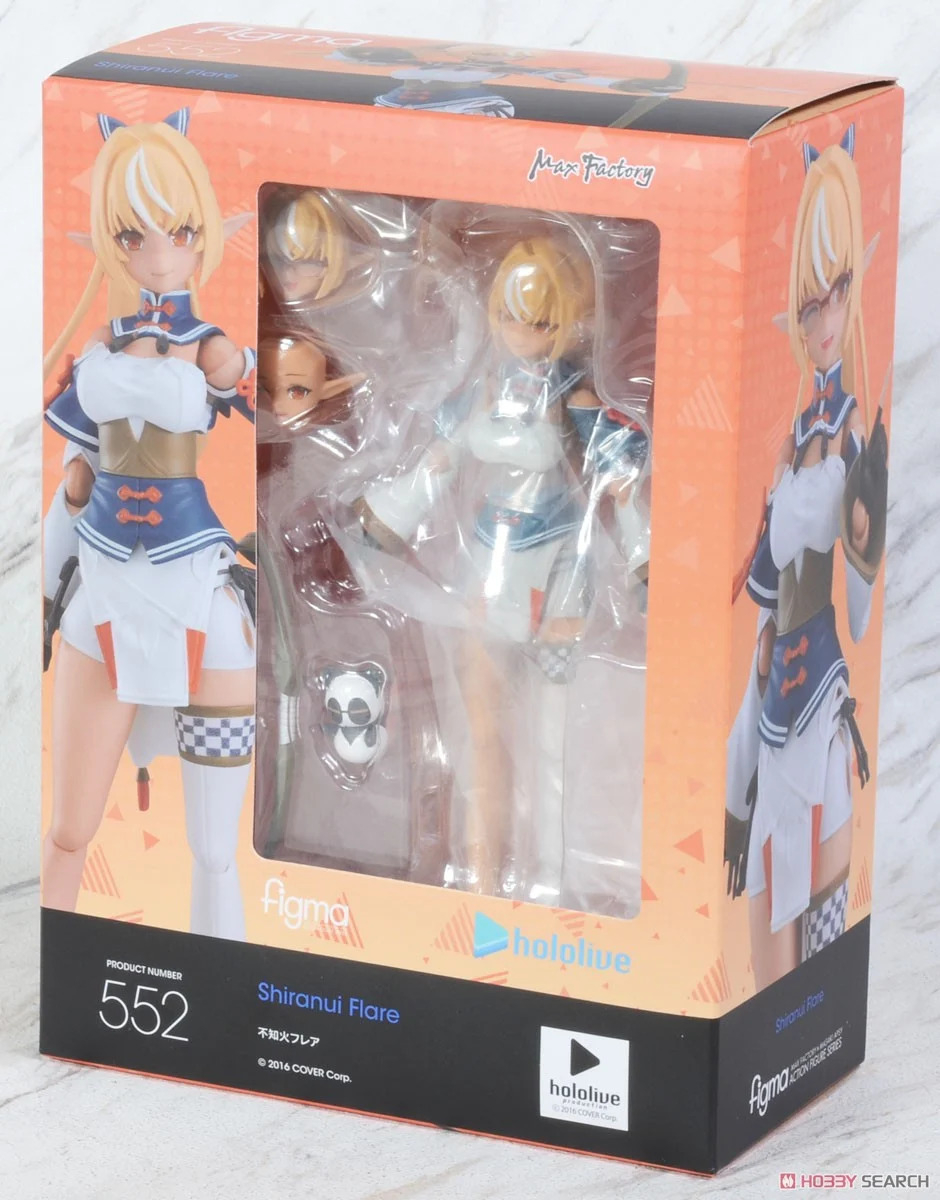 Agent Version figma552 hololive Shiranui Freya vtuber Action Figure ...