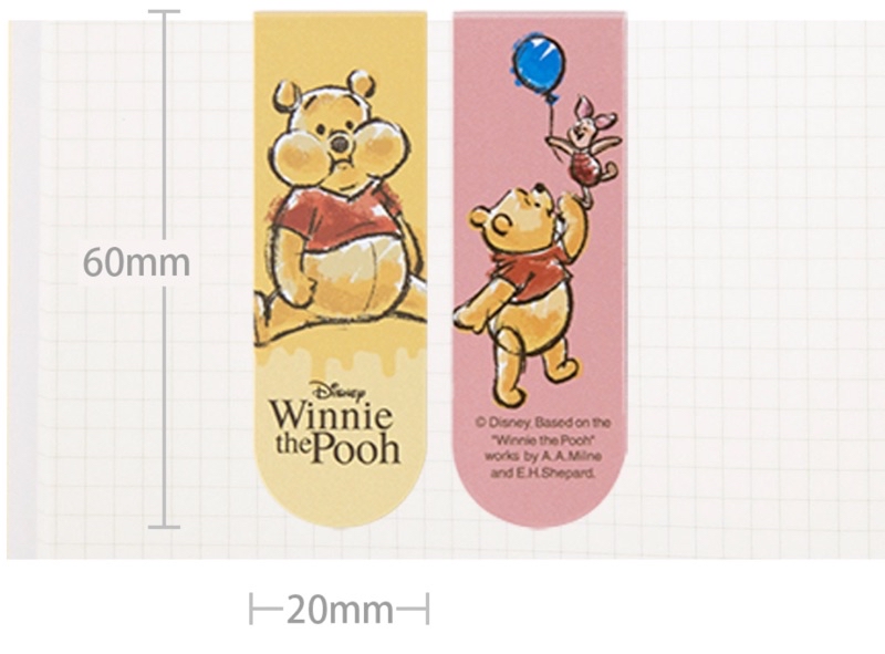 Disney Magnetic Bookmarks 2pcs Book Clip Key Notebook Note Paper Notes ...