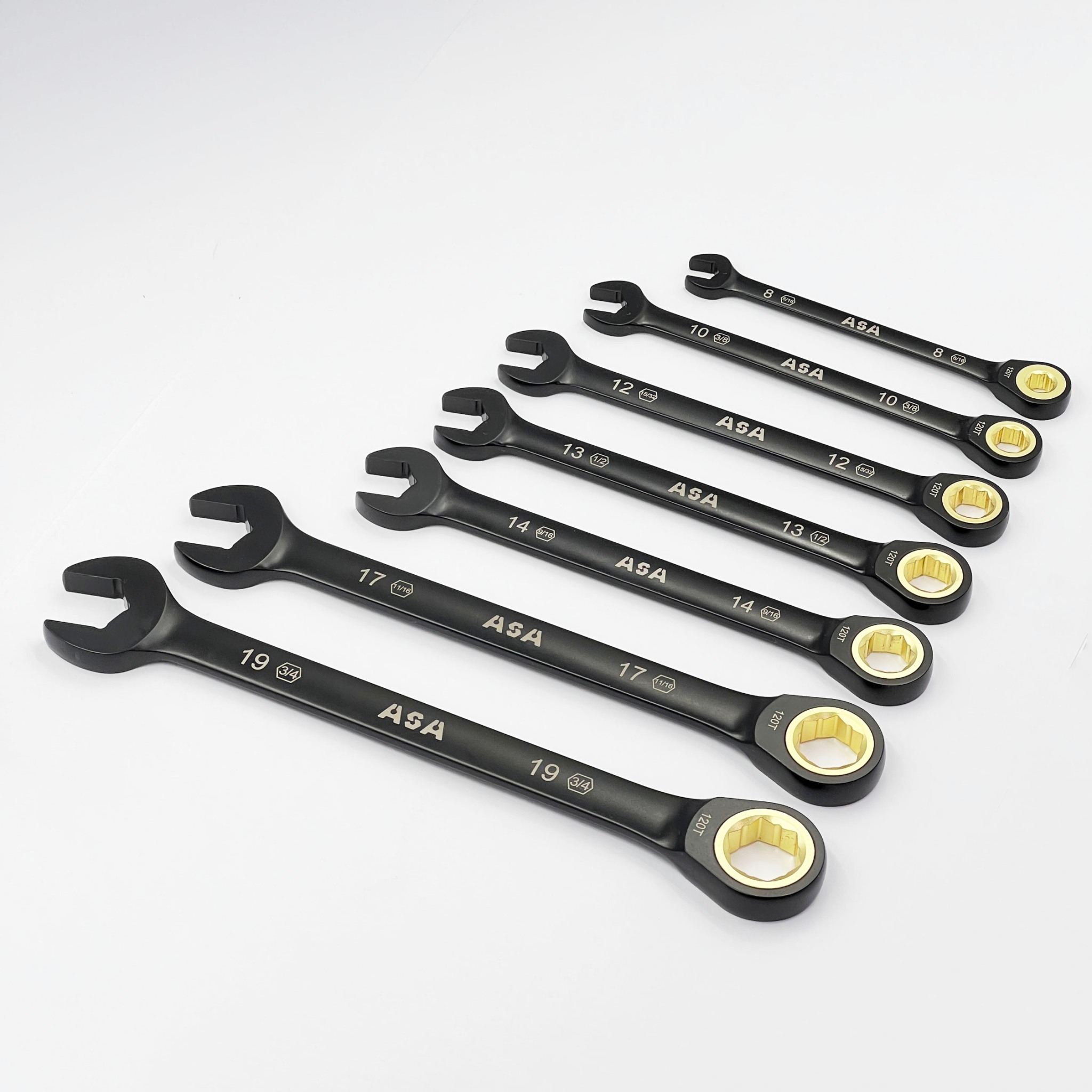 [Virtue Tools] asa Black Chrome 120 Teeth Metric Inch Sharing Anti-Slip ...