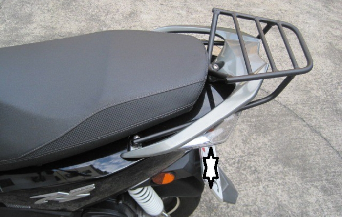 [New Taipei Xinzhuang Box Rack House] RS zero Hamburger RSZ Rear Yamaha ...