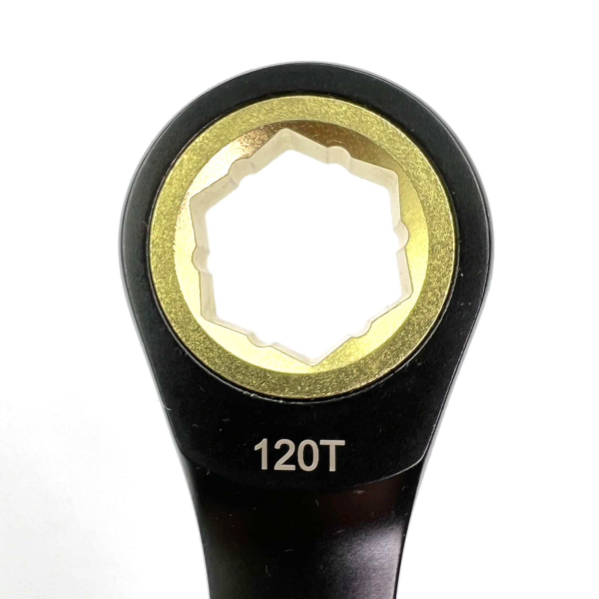 [Virtue Tools] asa Black Chrome 120 Teeth Metric Inch Sharing Anti-Slip ...