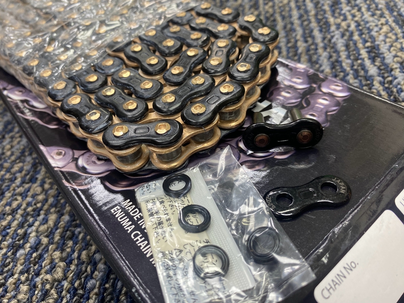 DIY Honpo Japan EK 3D 520Z/120L 520-120 Black Gold Chain Lightweight ...