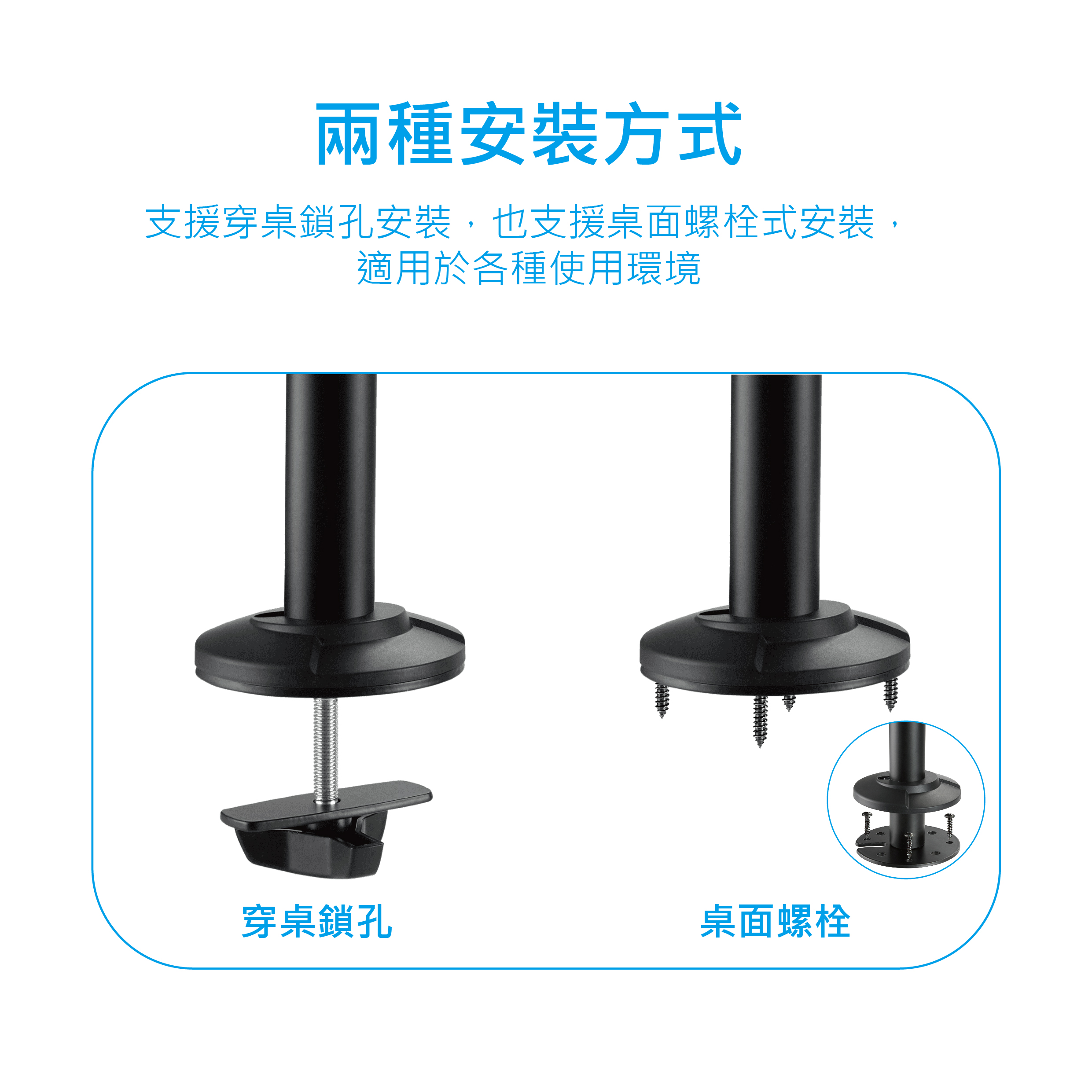 Raymii LH5 Wearable Desktop 32 Inch Monitor Stand 360 Degree Computer Elevated | Shopee Malaysia