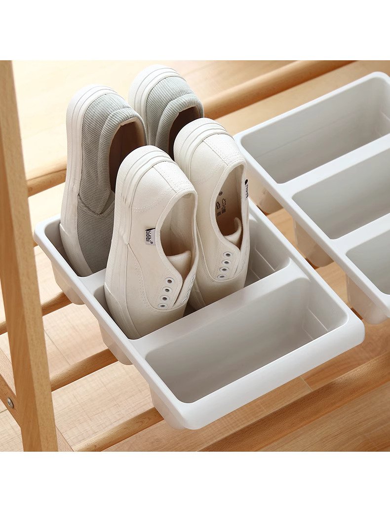 Simple Shoe Rack Layered Space-Saving Installation-Free Small Box ...