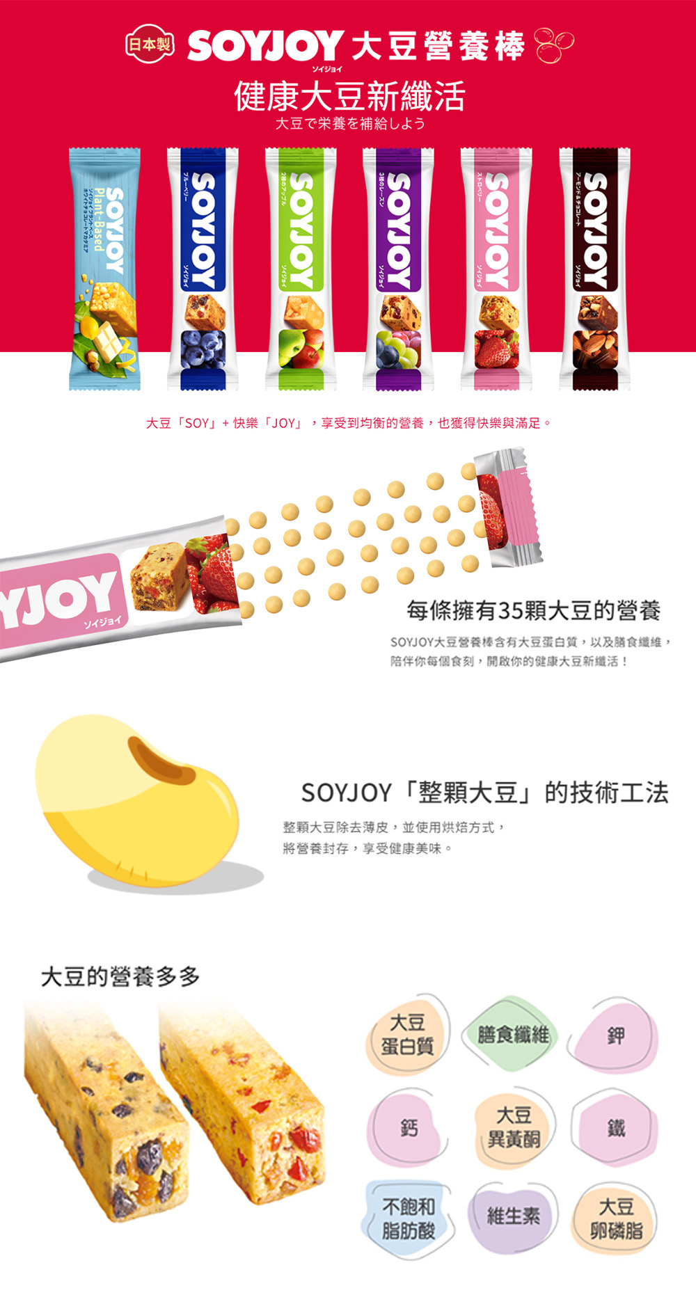 [Japan SOYJOY] Soy Bar Nutrition White Chocolate Macadamia Bean Protein ...