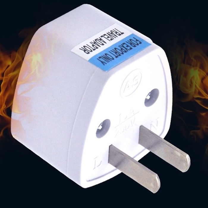 Universal To American Standard Plug Adapter European Three Holes Round ...