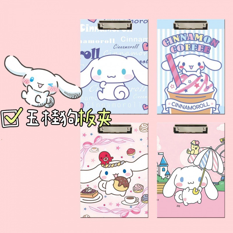 lisastar S53 Sanrio A4 Board Clip Cartoon A4 Kuromi Big Ear Dog Melody Pacha | Shopee Malaysia