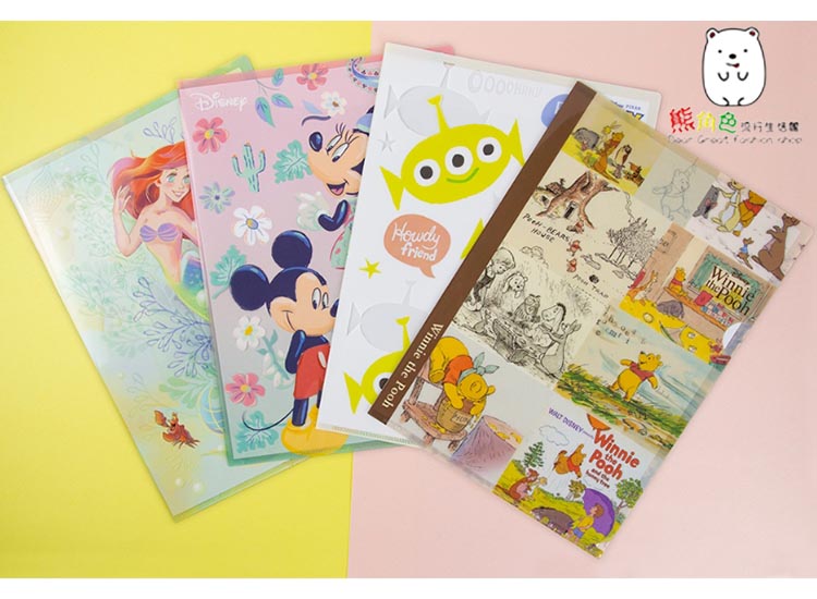 Disney A4 L-Shaped Folder Good File Three-Eyed Monster Toy Princess ...