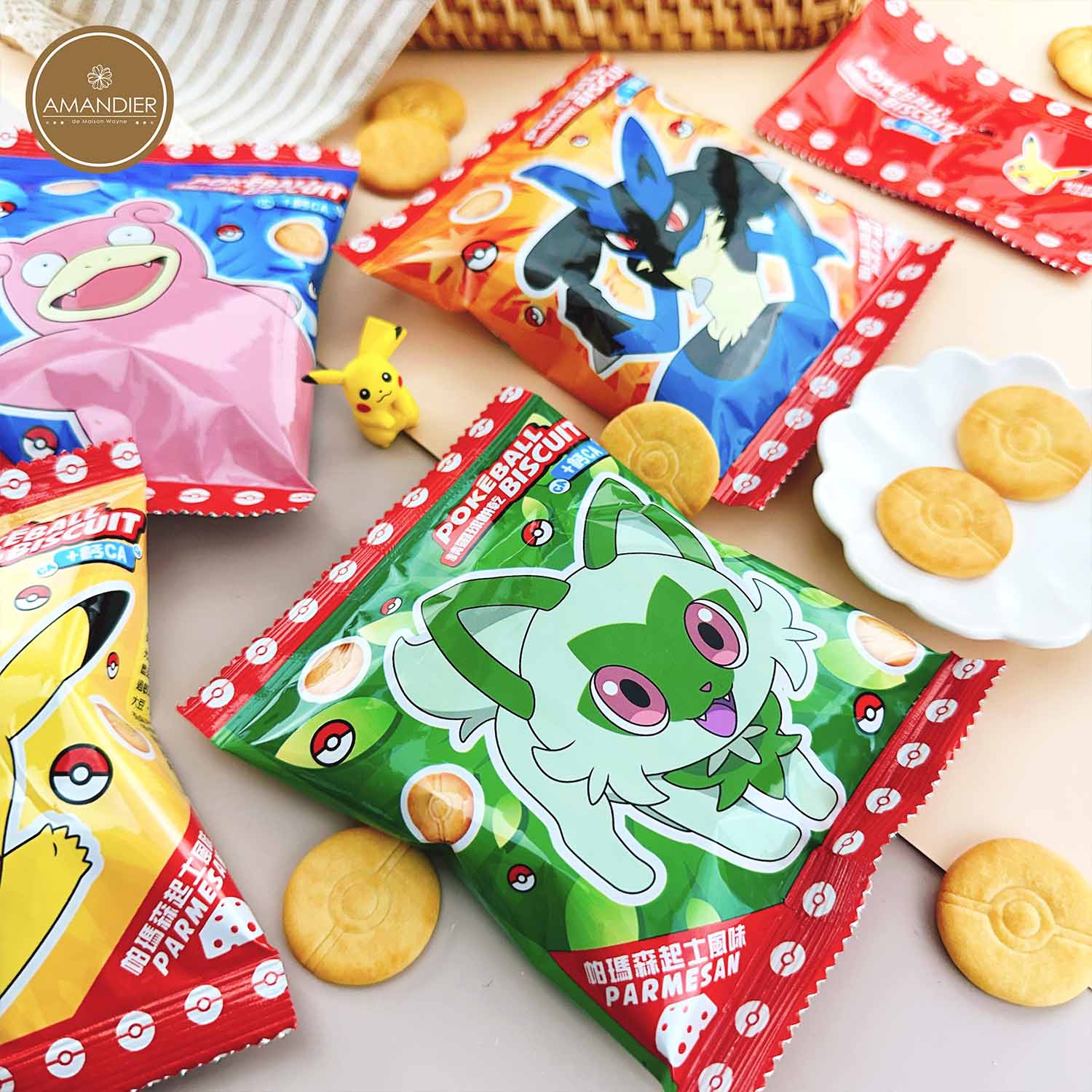 Pokémon Poké Ball Biscuit String Bag (Parmesan Cheese Flavor) | Shopee ...