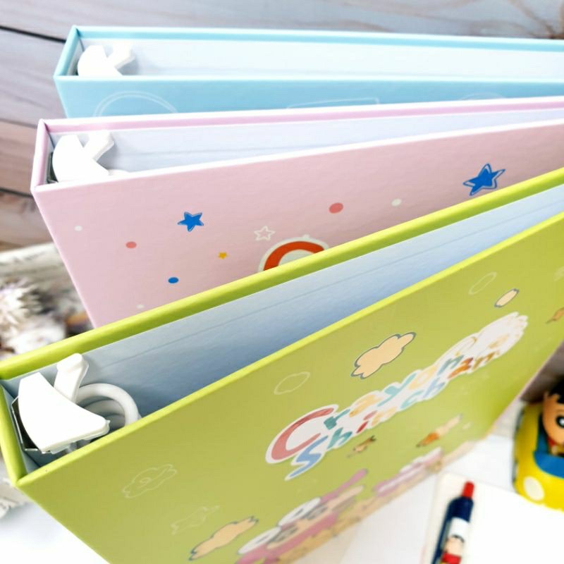 Crayon Shin-Chan 26-Hole Binder B5 Folder Chocolate Bi 26-Hole ...